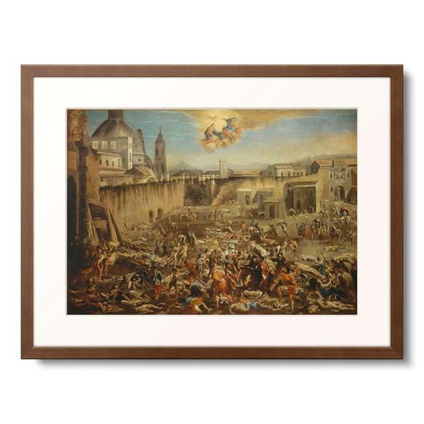 Artist: Spadaro, Micco (Domenico Gargiulo),ca. 1609- ca. 1675 Imagetitle:Die Pest in Neapel auf der Piazza Mercatello. 所...