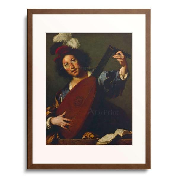 Artist:  Strozzi, Bernardo (Il Capuccino),1581-1644 Imagetitle:  A Lutanist. About 1630/1635. Dimensions:  92 x 76 cm. M...
