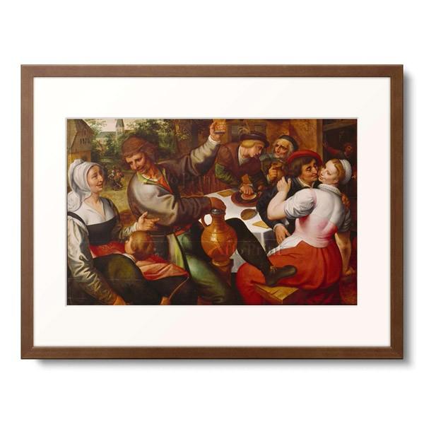 Artist:  Cleve, Maerten van,1527-1581 Imagetitle:  Bauernmahl. Dimensions:  71 x 108,5 cm Medium:  on oak wood Location:...