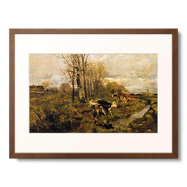 Artist:  Velten, Wilhelm,1847-1929 Imagetitle:  An der Tranke. Dimensions:  41 x 66 cm Location:  Bayer.Staatsgemaldesam...