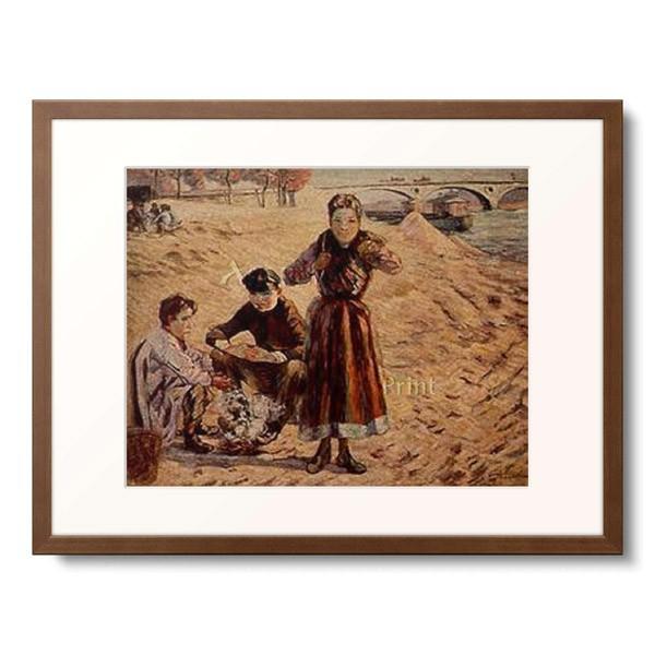 作家名:アルマン・ギヨマン　(1841年-1927年)国籍:フランスジャンル:印象派  Artist: Guillaumin, Jean-Baptiste Armand,1841-1927 Imagetitle:Holzkohlendieb...