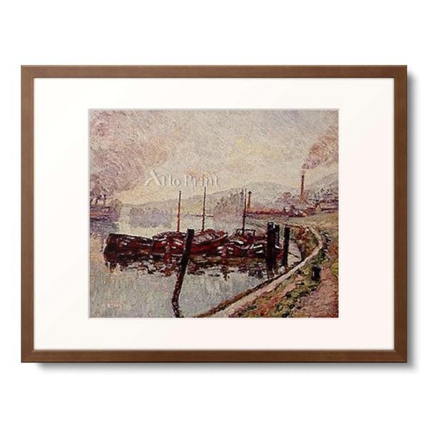 作家名:アルマン・ギヨマン　(1841年-1927年)国籍:フランスジャンル:印象派  Artist: Guillaumin, Jean-Baptiste Armand,1841-1927 Imagetitle:Ruhende Fluska...