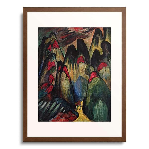 Artist:  Werefkin, Marianne von,1860-1938 Imagetitle:  Le forfait. About 1930. Dimensions:  98,5 x 76 cm. Medium:  Tempe...