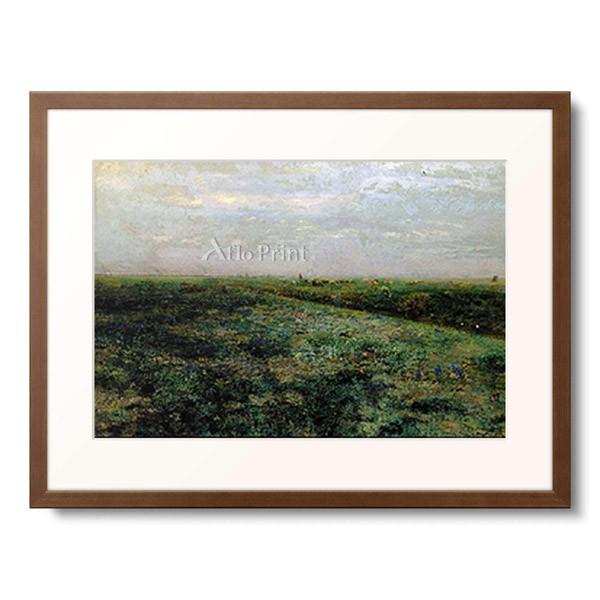 Artist:  Keller-Reutlingen, Paul W,1854-1920 Imagetitle:  Fruher Abend im spatherbstlichen Dachauer Moos. 1892. Dimensio...