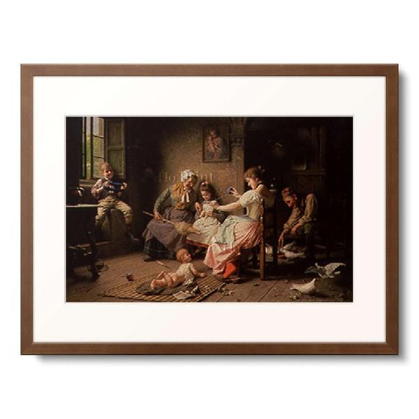 Artist:  Torriglia, Giovanni Battista,1858- (?) Imagetitle:  Hilfe fur die Mutter. Dimensions:  71,5 x 109,6 cm Location...