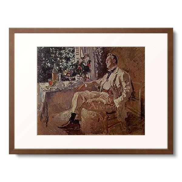 Artist:  Korovin, Alexejew. Konstantin,1861-1939 Imagetitle:  Bildnis des Sangers Fjodor Schaljapin. 1922.