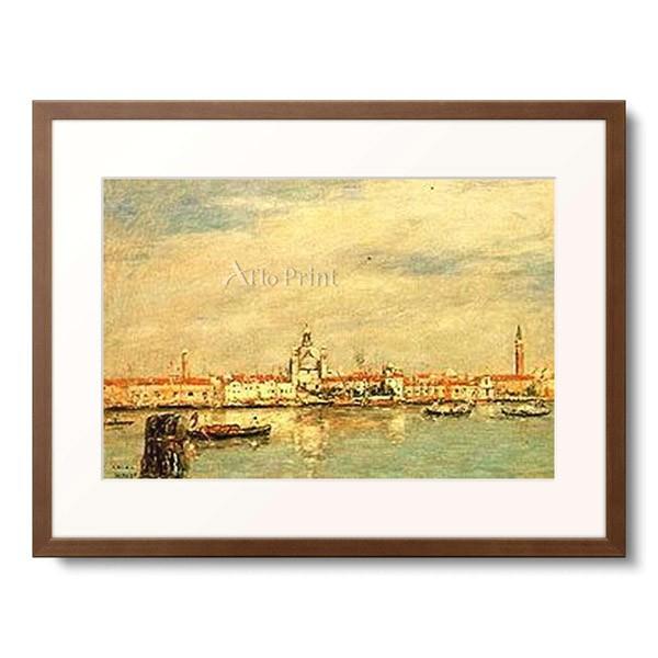 作家名:ウジェーヌ・ブーダン印象派Artist:Boudin, Eugene,1824-1898 Imagetitle:Ansicht von Venedig. 1891. Dimensions:51 x 74 cm