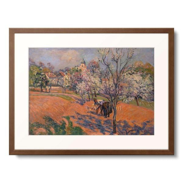 作家名:アルマン・ギヨマン　(1841年-1927年)国籍:フランスジャンル:印象派  Artist: Guillaumin, Jean-Baptiste Armand,1841-1927 Imagetitle:Peasants sowin...
