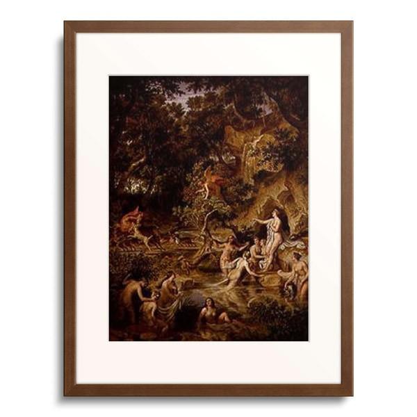 Artist:  Koch, Joseph Anton,1768-1839 Imagetitle:  Landschaft mit Diana und Aktaon. 1833. Dimensions:  100 x 77 cm Locat...