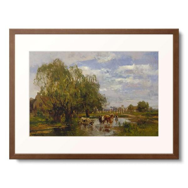 Artist:  Heinisch, Carl Adam,1847-1923 Imagetitle:  Viehweide bei Dachau. Location:  Privatbesitz Suddeutschland