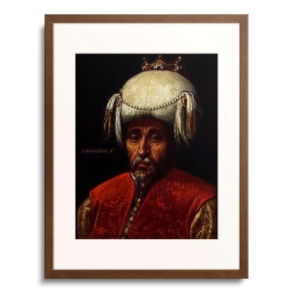 Artist:  Veronese (Schule) Imagetitle:  Sultan Osman I. (1288-1326) Dimensions:  69 x 54 cm Medium:  On Canvas Location:...