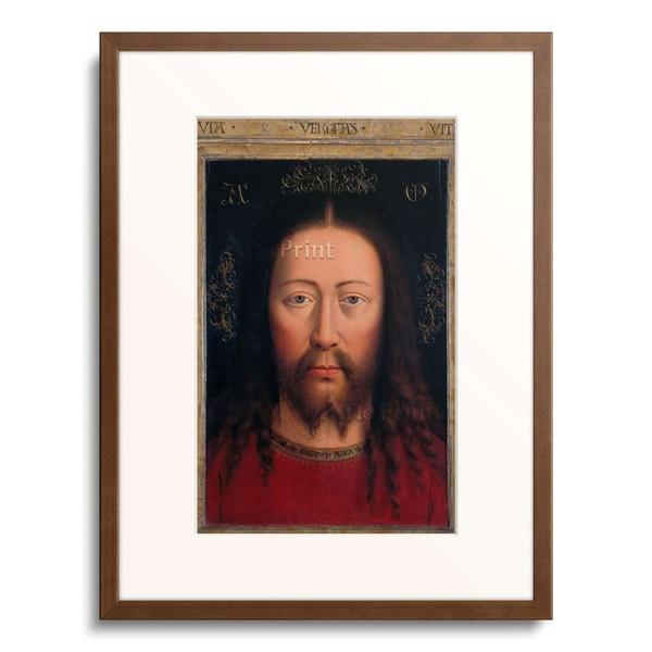 所蔵: アルテ・ピナコテークバイエルン州立絵画コレクションArtist:  Eyck, Jan van (Kopie) . Imagetitle:  Das wahre Antlitz Christi. Dimensions:  50,6 ...