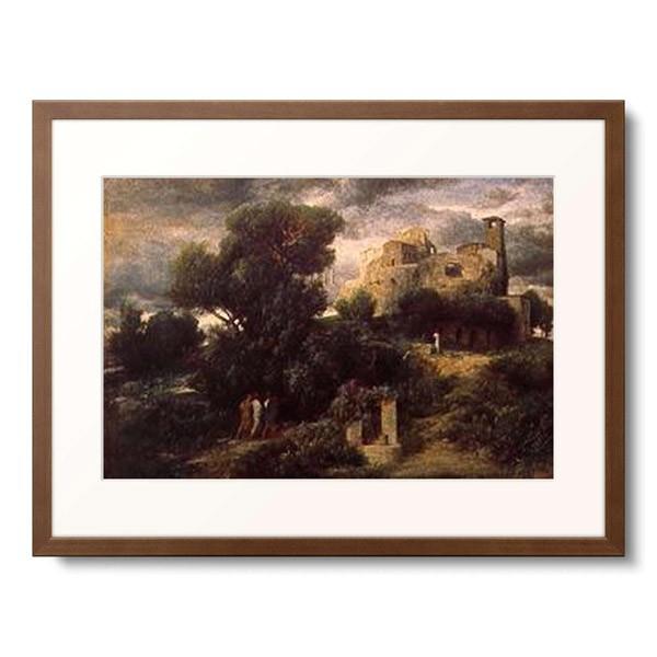 作家名:アルノルト・ベックリン  ( 1827年 - 1901年 ) 国籍:スイス ジャンル:象徴主義 Artist: Bocklin, Arnold,1827-1901 Imagetitle:Gang nach Emmaus. 1870....