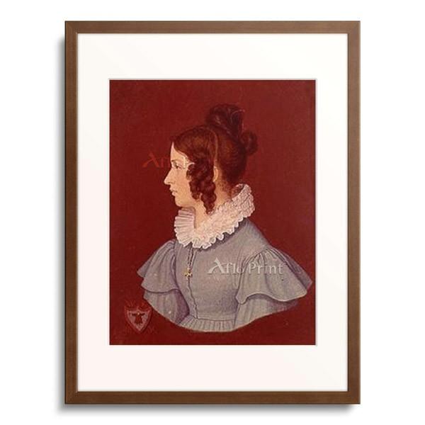 Artist:  Kaulbach, Wilhelm von,1804-1874 Imagetitle:  Josephine Suttner, die Braut des Kunstlers. Location:  Munchen, St...