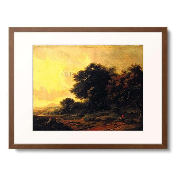 作家名:メインデルト・ホッベマバロック オランダ黄金時代Artist:Hobbema, Meindert 1638-1709 Imagetitle:Eingang zum Walde. 所蔵:プラド美術館(マドリード/西)