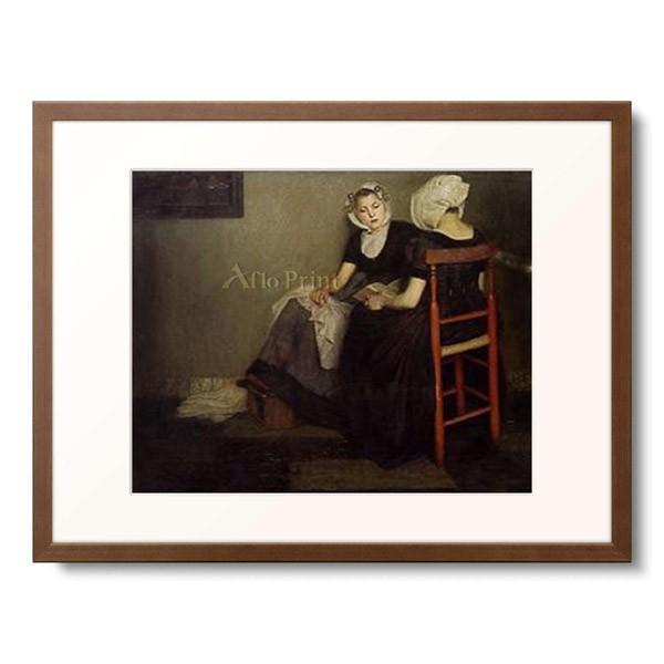Artist:  Knopf, Hermann,1870-1928 Imagetitle:  Feierabend. 1905. Location:  Bayer.Staatsgemaldesammlungen