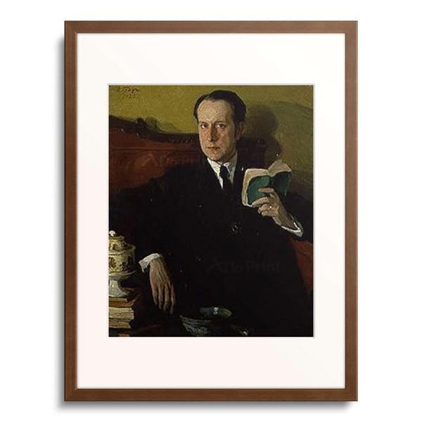 Artist:  Braz, O.E Imagetitle:  Portrait of M.B.Dobushinski. 1922. Location:  Moskau, Puschkin-Museum