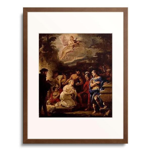 作家名:ルーカ・ジョルダーノArtist:Giordano, Luca 1632-1705 Imagetitle:Die Opferung der Polyxena. Dimensions:125 x 108 cm カンバスに油彩所蔵:Ba...