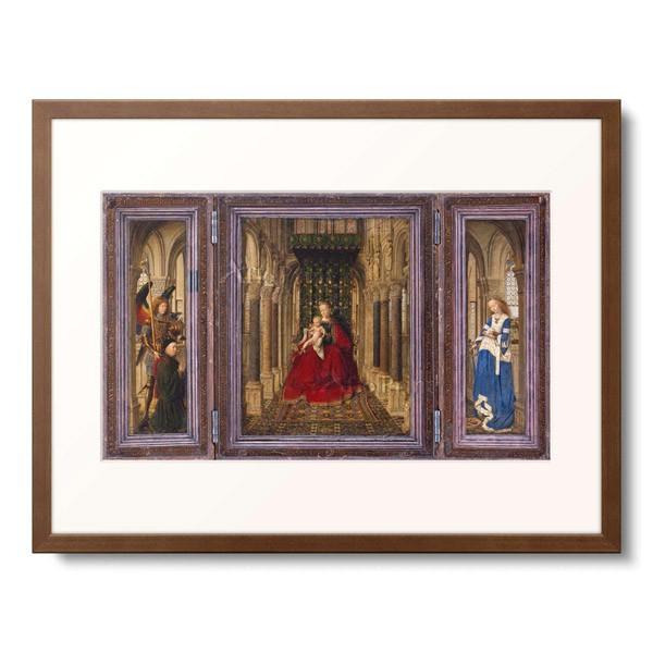 作家名： ヤン・ファン・エイク  ( 1395年 - 1441年 )国籍： フランドル地方 ジャンル： 北方ルネサンス　初期フランドル派 Artist:  Eyck, Jan van,ca. 1390-1441 Imagetitle:  F...