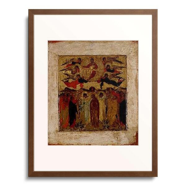 Artist:  Icon, Russian School,17.Jahrhundert(?) Imagetitle:  Die Himmelfahrt Christi. Dimensions:  31,6 x 26,1 cm Medium...