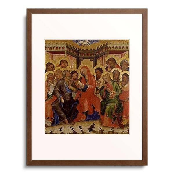 Artist:  Master of the Hohenfurth Altar,um 1350 Imagetitle:  Die Herabkunft des hl.Geistes. Dimensions:  99,5 x 91 cm Me...