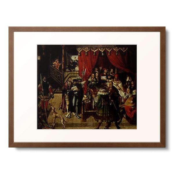 Artist:  Wertinger, Hans,1465/70-1533 Imagetitle:  Der Arzt Philippus am Krankenbett Alexanders des Grosen.1517. Locatio...