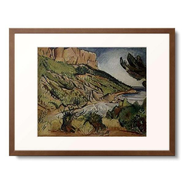 作家名:オトン・フリエスArtist: Friesz, Emile Othon,1879-1949 Imagetitle:Meeresbucht. 1909. 所蔵:Prag, National (Narodni) Galerie