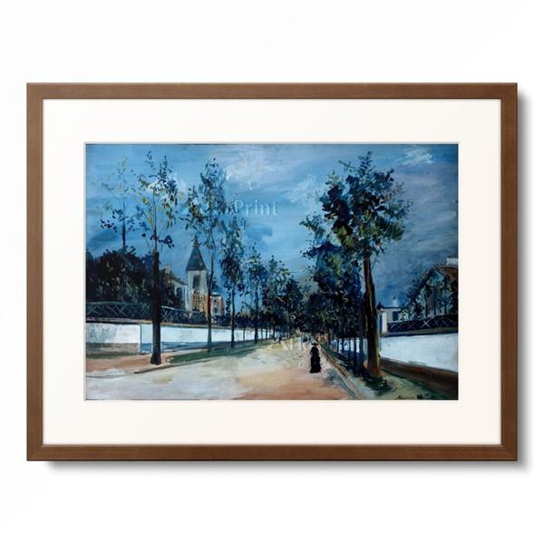 作家名： モーリス・ユトリロ ( 1883年 - 1955年 ) 国籍： フランス ジャンル： エコール・ド・パリArtist: Utrillo, Maurice,1883-1955 Imagetitle: Vorstadt-Allee. ...