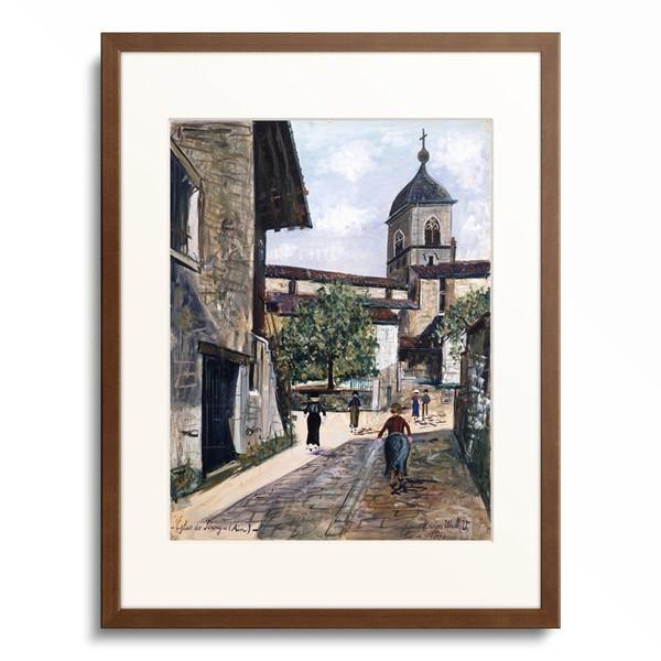 作家名： モーリス・ユトリロ ( 1883年 - 1955年 ) 国籍： フランス ジャンル： エコール・ド・パリArtist: Utrillo, Maurice,1883-1955 Imagetitle: Die Kirche von P...