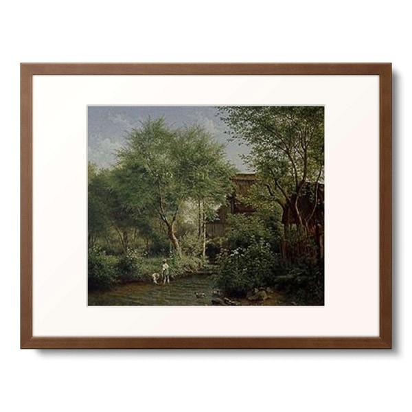 Artist:  Havranek, Bedrich,1821-1899 Imagetitle:  Boys playing in a brook. 1871 Dimensions:  34 x 39,7 cm Location:  Pra...