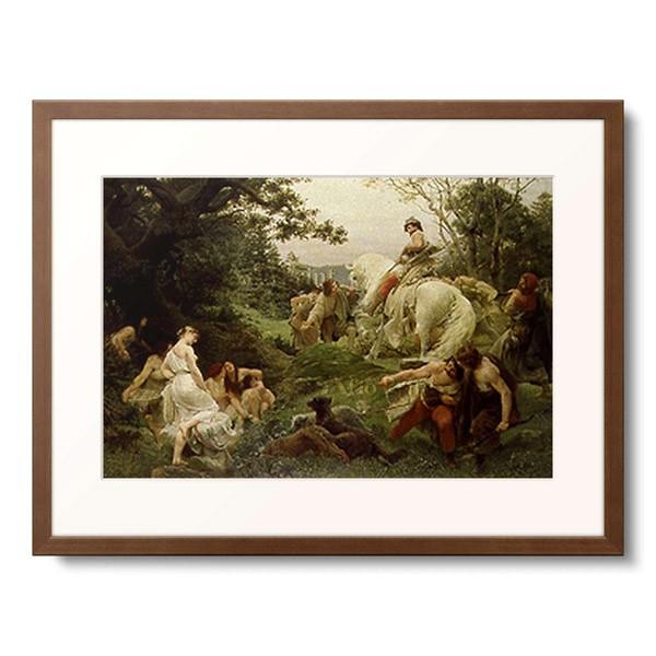 Artist:  Zenisek d.A., Franz,1849-1916 Imagetitle:  Oldrich und Bozena. 1884. Location:  Prag, National (Narodni) Galerie