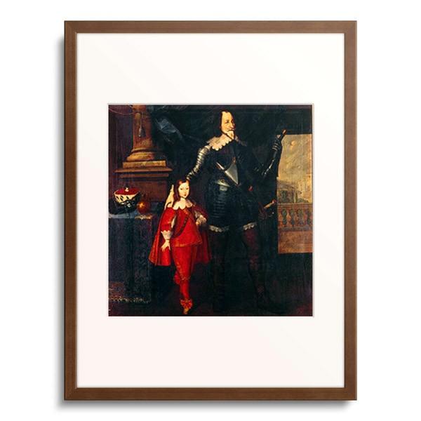Artist:  Sandrart (?), Joachim von (after...?) Imagetitle:  Maximilian I., Kurfurst von Bayern, mit seinem Sohn Ferdinan...