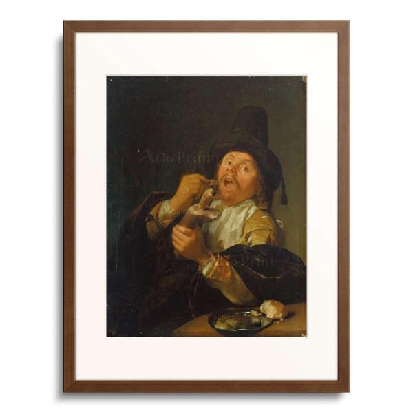 Artist:  Schalcken, Godfried,1643-1706 Imagetitle:  Der Feinschmecker. Um 1670. Dimensions:  23,8 x 18,5 cm Medium:  Oil...