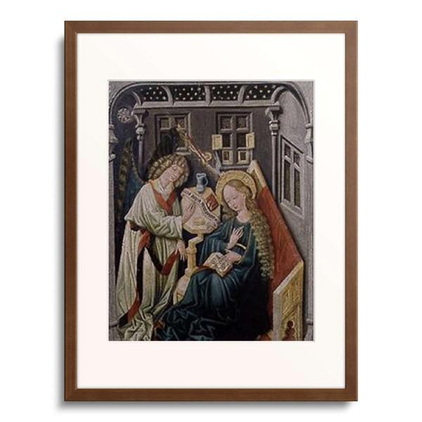 Artist:  Meister, Tschechischer,um 1460 Imagetitle:  Verkundigung Mariae. Dimensions:  43,5 x 35,5 cm Medium:  Tempera/F...
