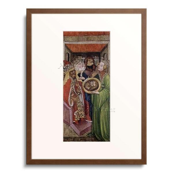 Artist:  Meister, Tschechischer,nach 1430 Imagetitle:  Rechte untere Tafel eines Flugelaltars. Salome mit dem Kopf Johan...