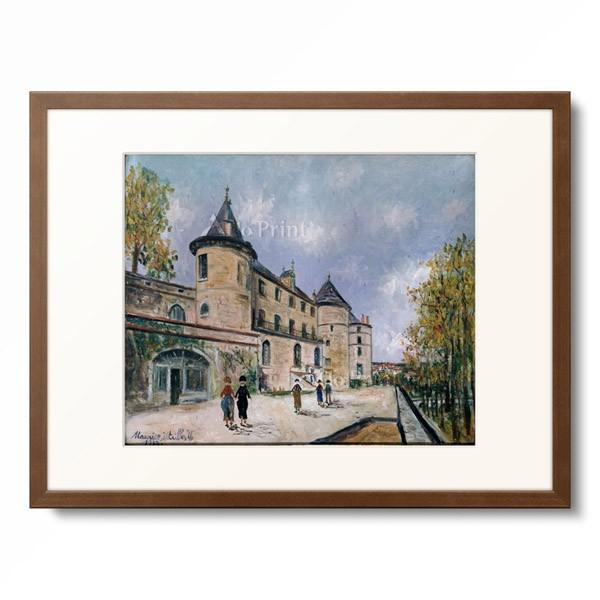 作家名： モーリス・ユトリロ ( 1883年 - 1955年 ) 国籍： フランス ジャンル： エコール・ド・パリArtist: Utrillo, Maurice,1883-1955 Imagetitle: Vor dem Schlos. ...