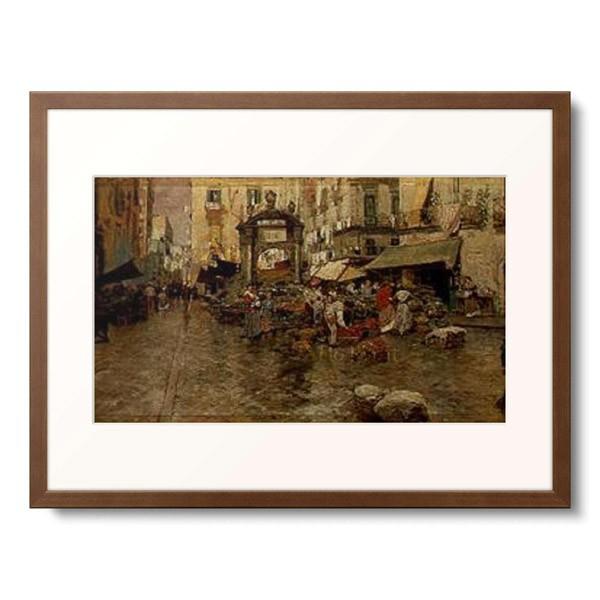 Artist:  Pratella, Attilio,1856-1943 Imagetitle:  Markttag in Neapel. 1910. Location:  Irkutsk, Kunstmuseum