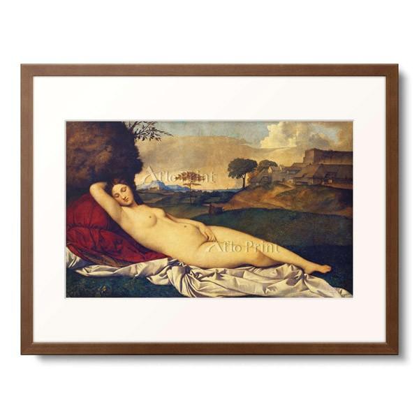 Artist:  Giorgione (G.da Castelfranco),1478-1510 Imagetitle:  The Sleeping Venus. About 1510 Dimensions:  108,5 x 175 cm...