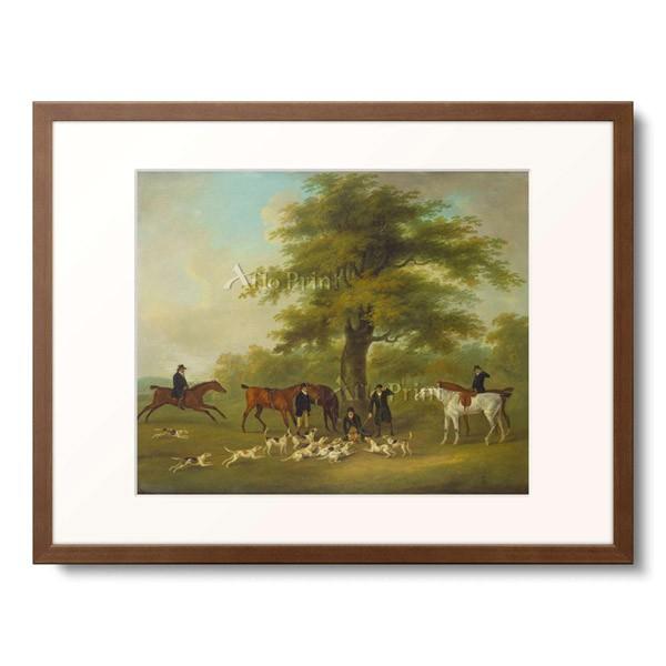 Artist:  Sartorius, John Nost,1759-1828 Imagetitle:  The Kill (Das Ende der Hetzjagd). 1813 Dimensions:  47,8 x 58 cm Lo...