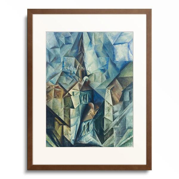 所蔵：ノルトライン=ヴェストファーレン州立美術館(ドイツ)Artist: Feininger, Lyonel,1871-1956 Imagetitle: Umpferstedt I. 1914. Dimensions: 131,5 x 10...