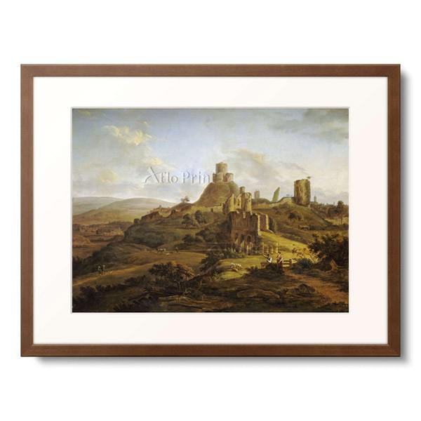 Artist:  Coort, Hendrik Frans de,1742-1810 Imagetitle:  Launceton Castle. Dimensions:  84,4 x 114,5 cm Medium:  Oil/Wood...