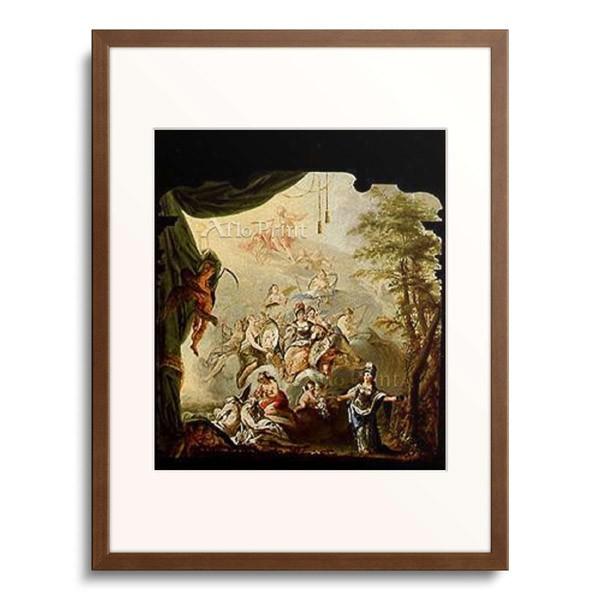 Artist:  Leydensdorff, Franz Anton von,von 1721-1795 Imagetitle:  Entwurf eines Theatervorhangs fur das kurfurstliche Op...