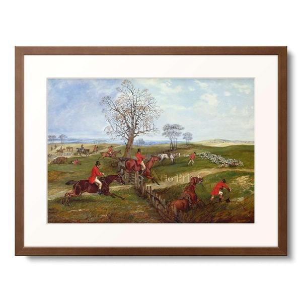 Artist:  Alken d.J., Henry,1774/75-1850 Imagetitle:  The Hunt. Dimensions:  25,2 x 35,2 cm Location:  Christie's Images Ltd