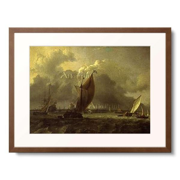 Artist:  Backhuyzen, Ludolf,1631-1708 Imagetitle:  Segelschiffe auf dem Fluss Ij bei Amsterdam. 1666. Dimensions:  79,3 ...