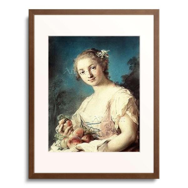 作家名:カッリエーラ・ロザルバArtist:Carriera, Rosalba1675-1757 Imagetitle:Junge Dame mit Pfirsichen. Dimensions:58 x 47,2 cm Medium:Pa...