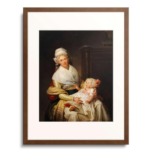 Artist:  Danloux, Henri Pierre,1753-1809 Imagetitle:  Bildnis von Constantia Foster mit ihrem Sohn. Dimensions:  142,4 x...