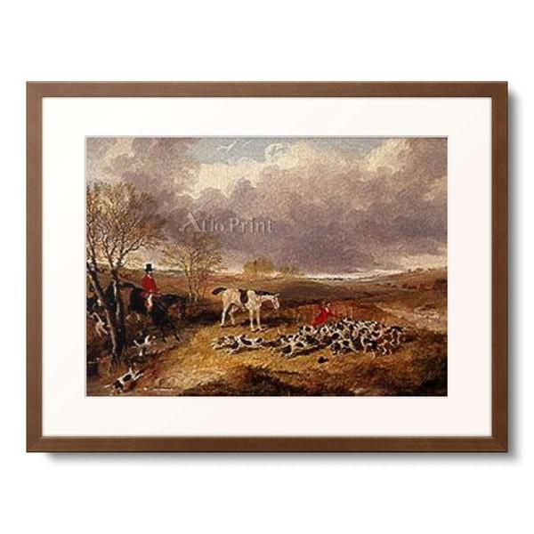 Artist:  Herring d.J., John Frederick,1815-1907 Imagetitle:  Ende einer Hetzjagd in Cambridgeshire. 1845. Dimensions:  5...