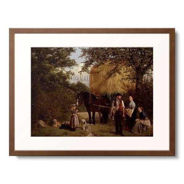 Artist:  Millner, William Edward,1849-1895 Imagetitle:  Feierabend der Landarbeiterfamilie. 1872 Dimensions:  61,7 x 83,...