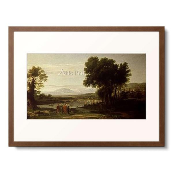 Artist:  Reinagle, Ramsey Richard,1775-1862 Imagetitle:  Jakob mit Laban und seinen Tochtern in einer weiten Landschaft....