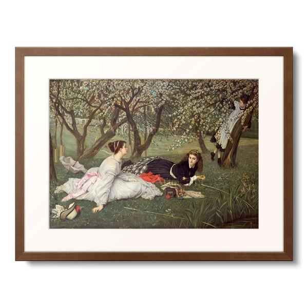 作家名:ジェームズ・ティソジャポニズムArtist:Tissot, James Jacques,1836-1902 Imagetitle:Spring. 1865. Dimensions:90 x 127 cm Medium:Ol/Lwd....